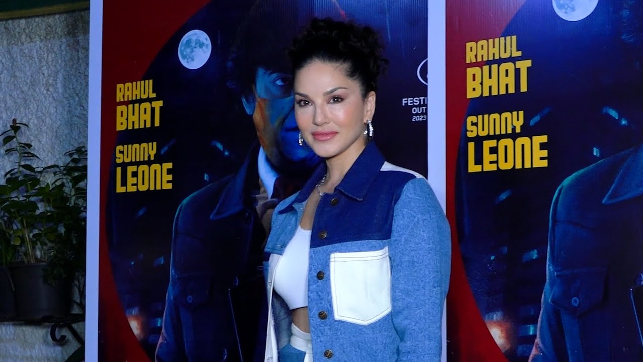 Sunny Leone At The Special Screening Of Film Kennedy || Bollywood ...