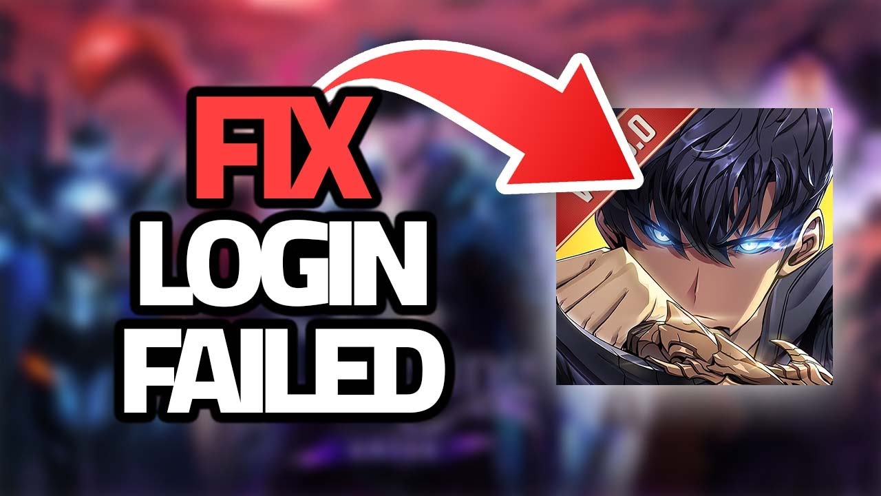 How To Fix Solo Leveling Arise Login Failed | Step By Step - YouTube