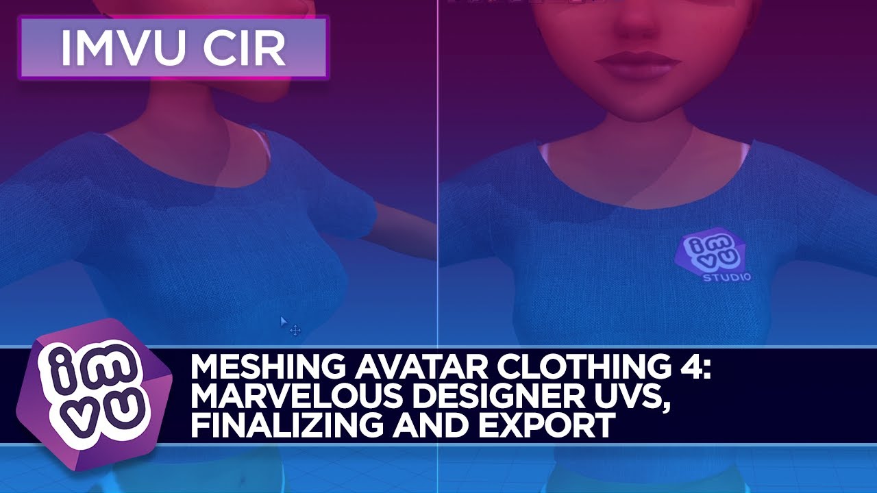 Meshing Avatar Clothing 4 - Marvelous Designer UVs, Finalizing and ...