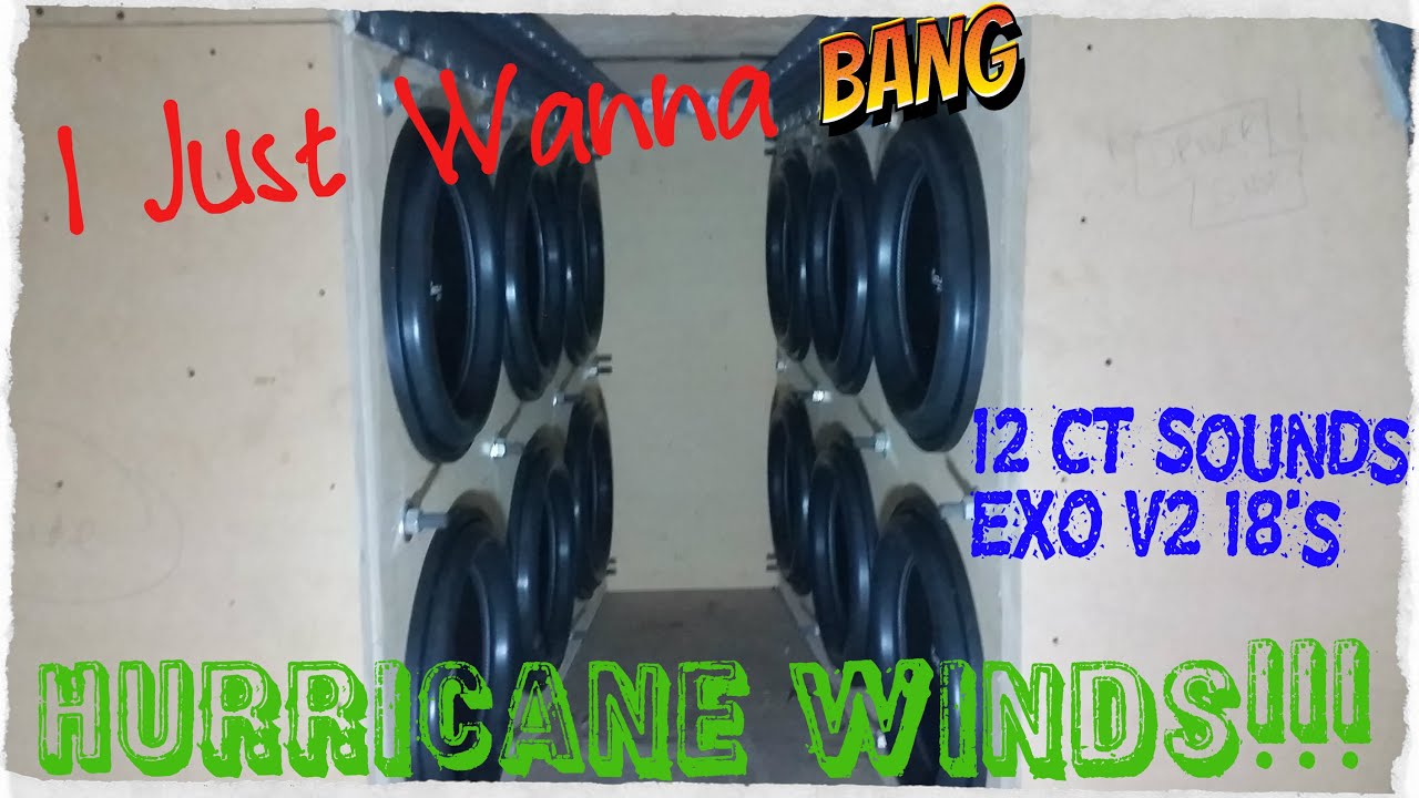 12 CT SOUNDS EXO 18'S Moving AIR!!!!!!! - YouTube