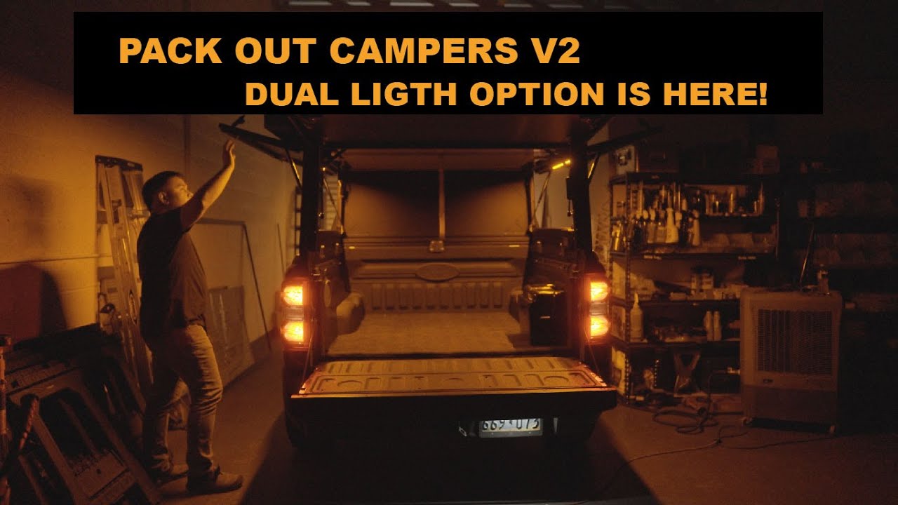 Pack Out Campers - Interior light setup - YouTube