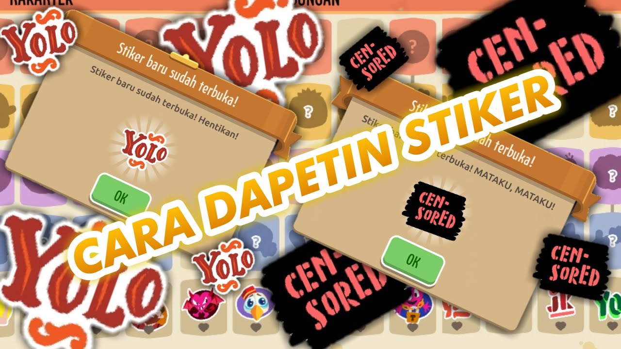 Cara mendapatkan stiker Yolo dan ssensor | Hotel Hideaway #8 - YouTube