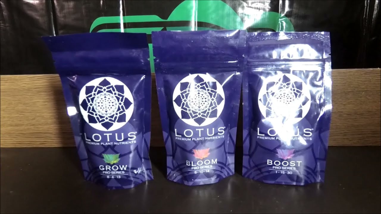 LOTUS Premium Plant Nutrients Pro Series Line-Up - YouTube