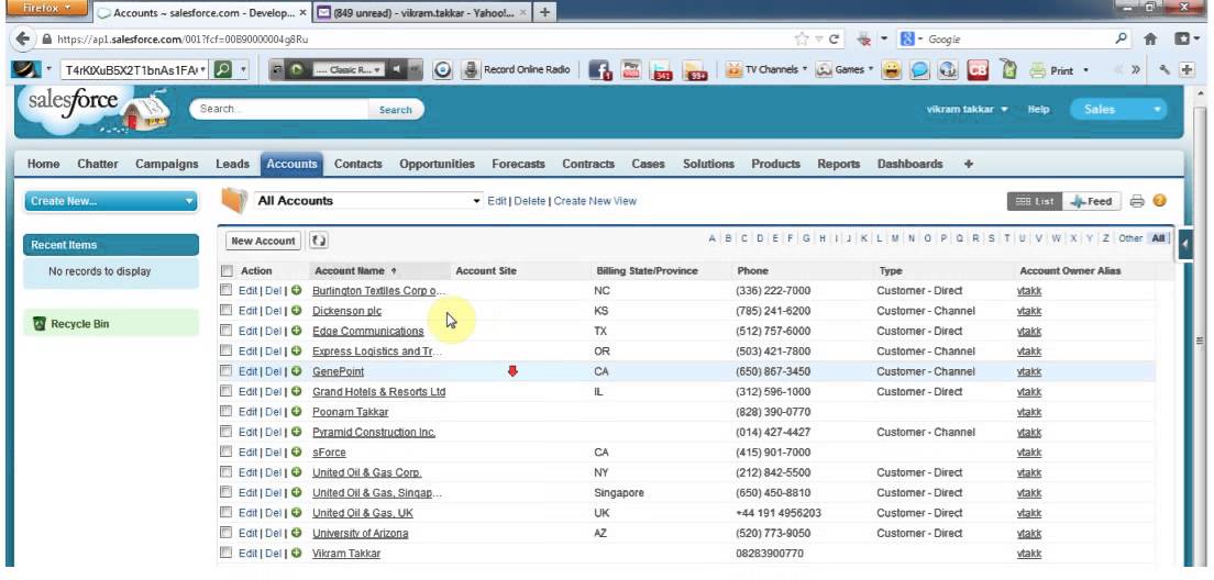 Talend and salesforce - YouTube