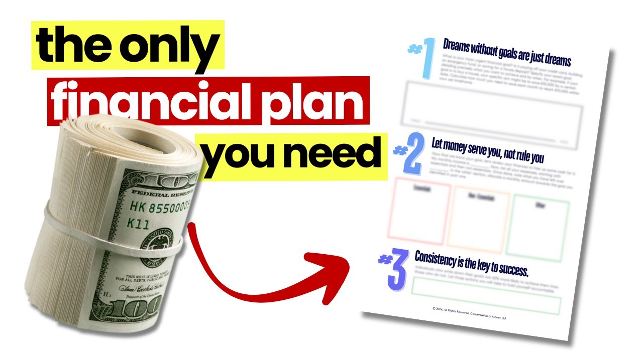 This is the ULTIMATE one page financial plan - YouTube