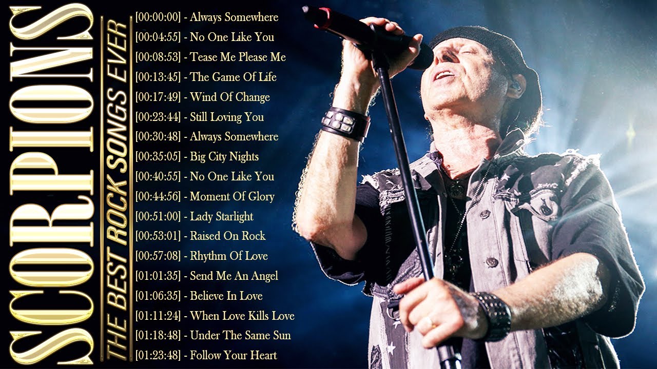 Scorpions Best Rock Songs Playlist Ever - Greatest Hits Of Scorpions ...
