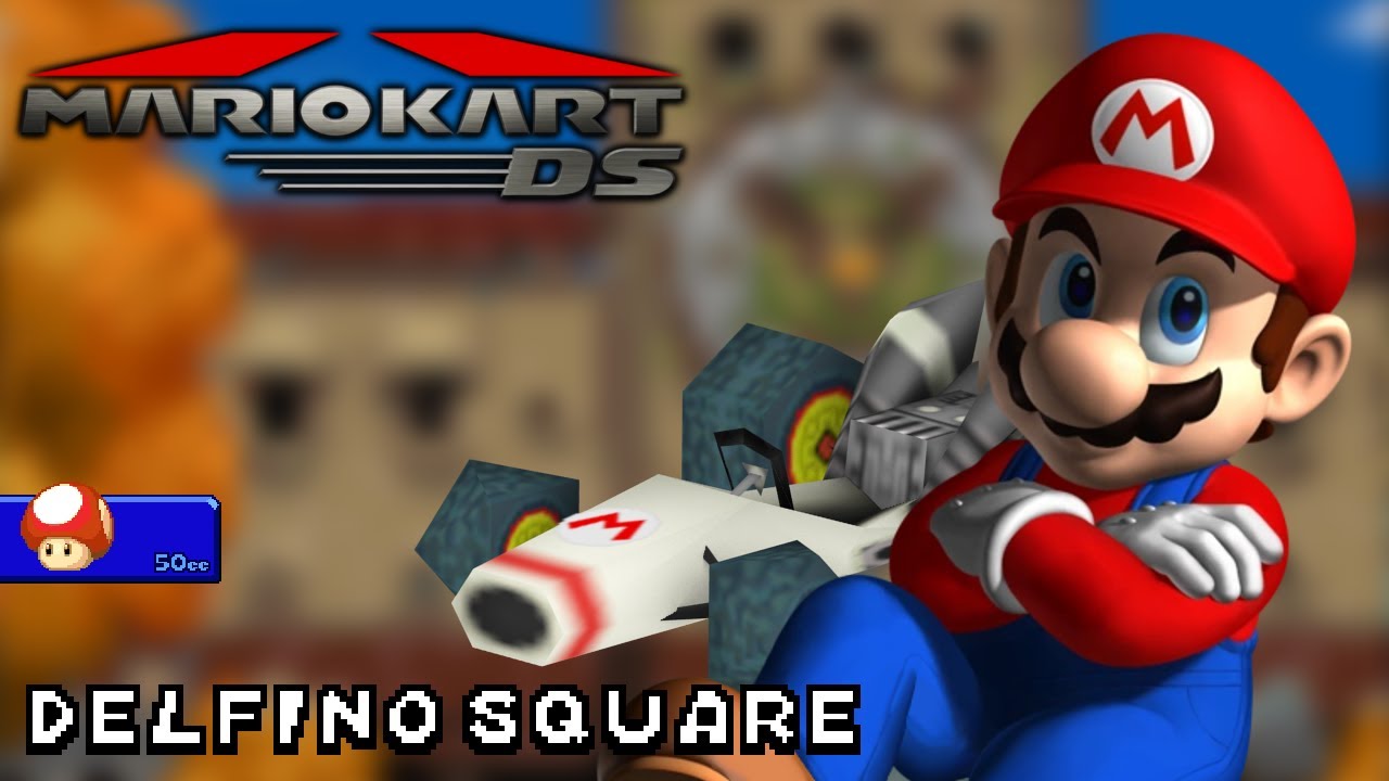 Mario Kart Ds 50cc Mario B Dasher Delfino Square Ep 6 Youtube