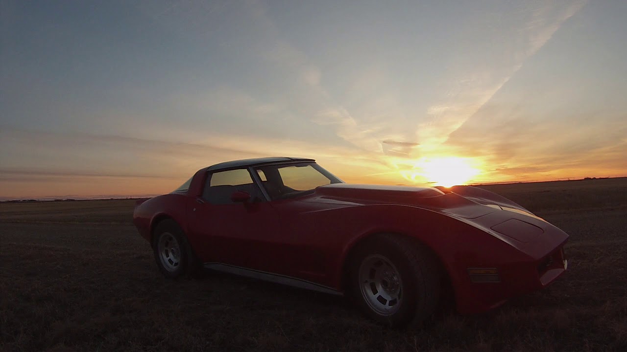 Stunning Corvette shines while Beautiful Sunsets to Relaxing piano ...