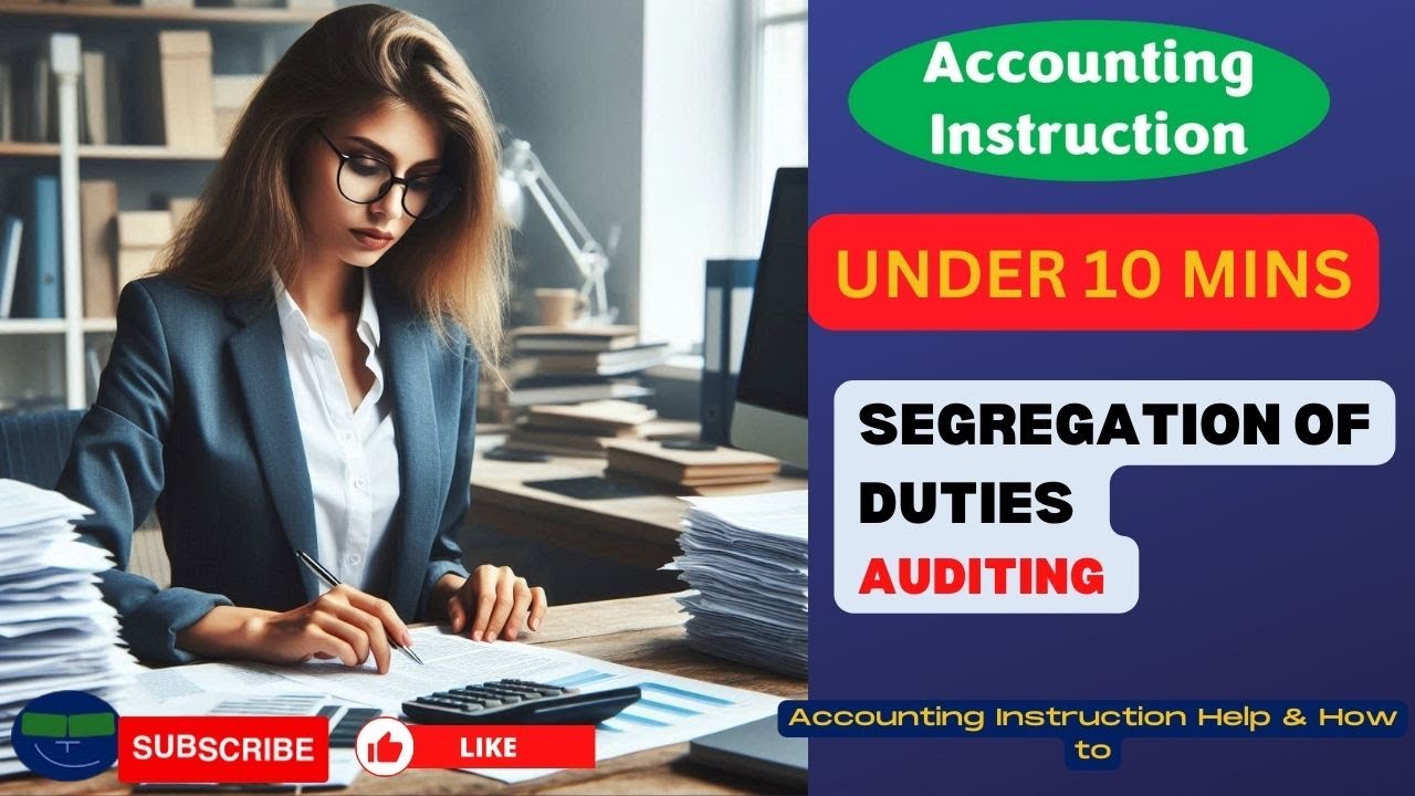 Segregation of Duties Auditing - YouTube