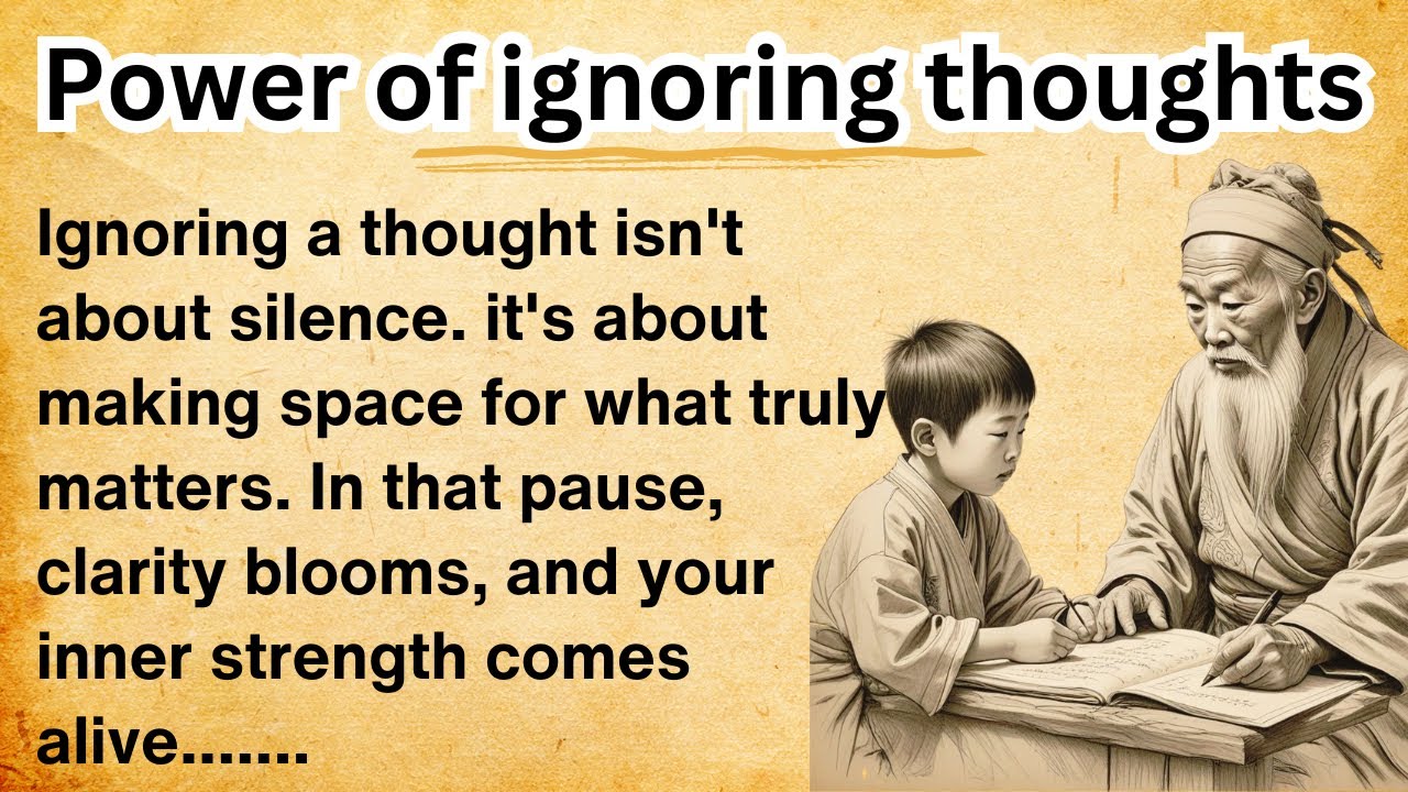 Power Of Ignoring Thoughts | Learn English Through Story Level 3 ...