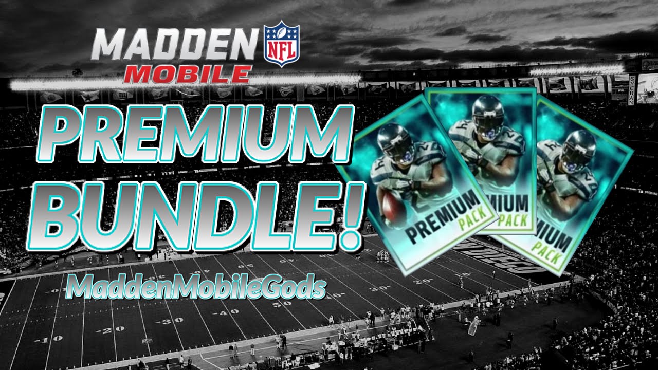 MADDEN MOBILE 16 PACK OPENING :- Premium Bundle - YouTube