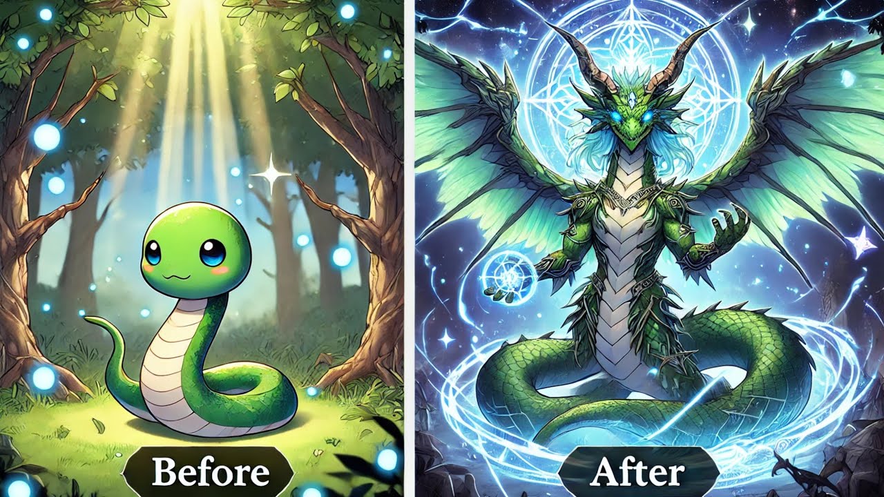 Weak Snake Evolves Into a Powerful Dragon! 🔥🐍 ️🐉" - YouTube