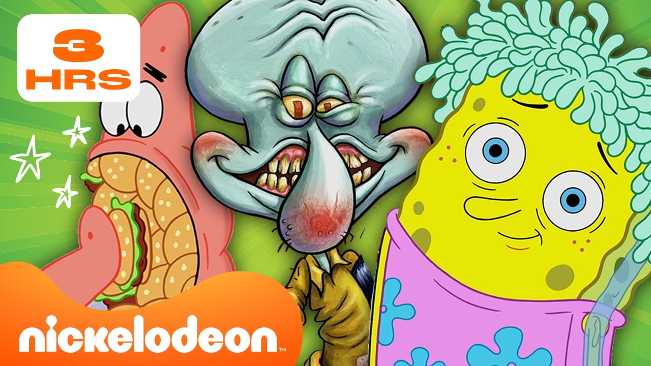SpongeBob | Più di tre ORE di momenti più divertenti dai NUOVI episodi ...
