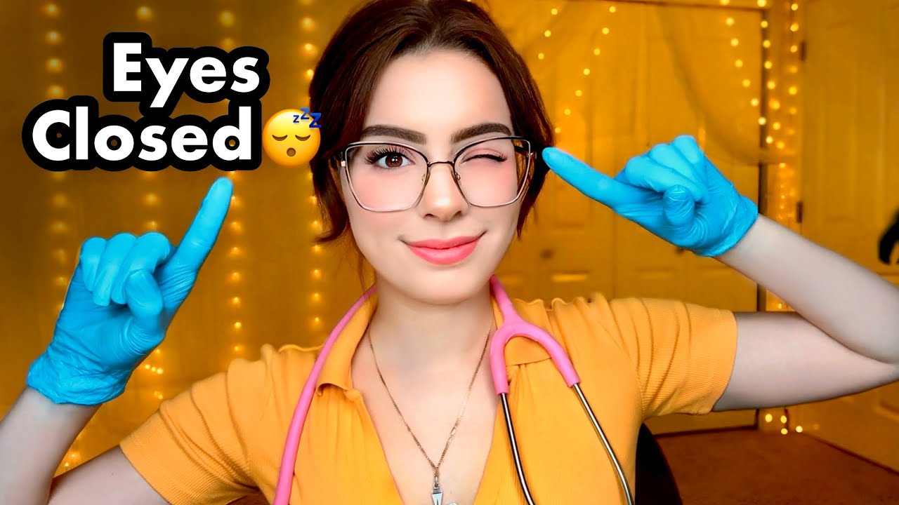 ASMR Nurse Exam but EYES CLOSED 👀 Medical ASMR for Sleep 🩺 Follow my ...