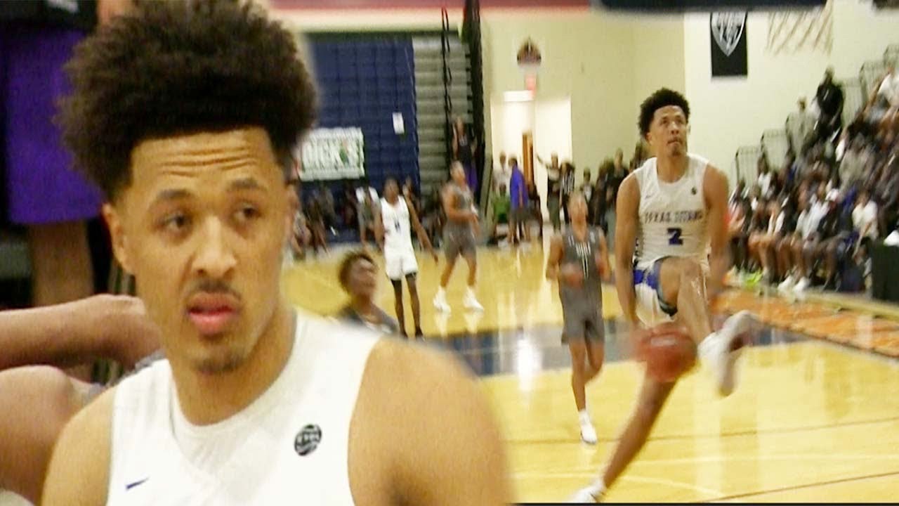 Cade Cunningham HEATS UP AND GOES OFF! INSANE POSTER DUNK On #1 Player ...