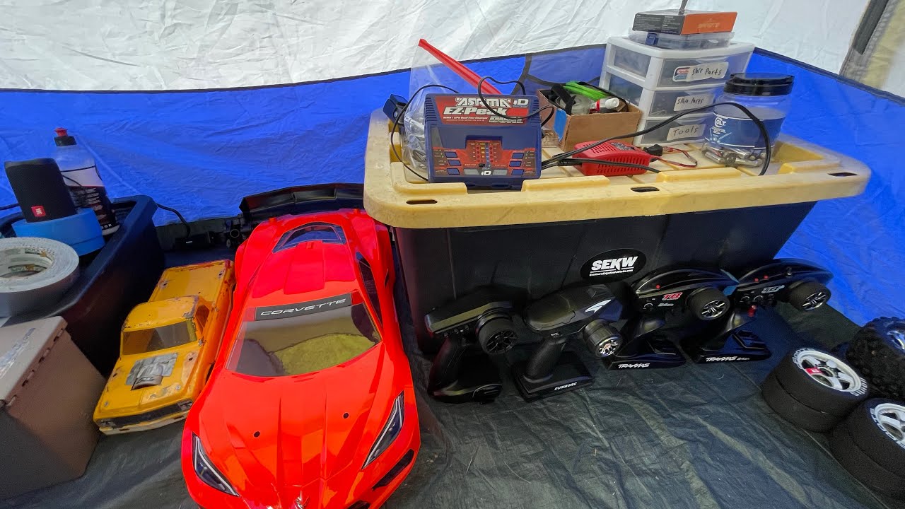 RC camping setup - YouTube