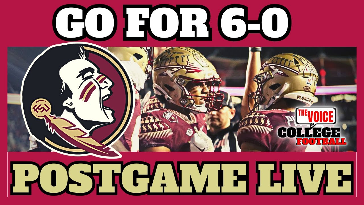 FLORIDA STATE - Virginia Tech Postgame LIVE - YouTube