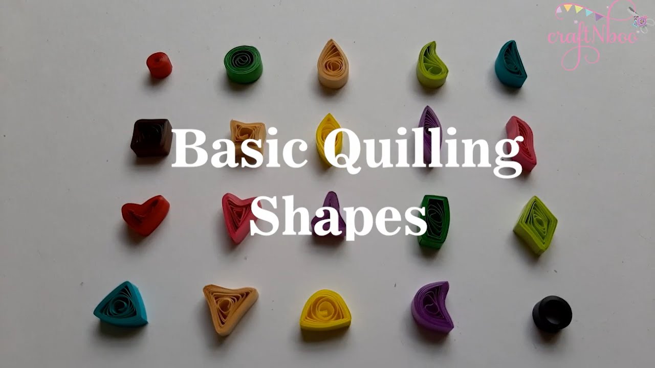Basic Quilling Tutorial for beginners - YouTube