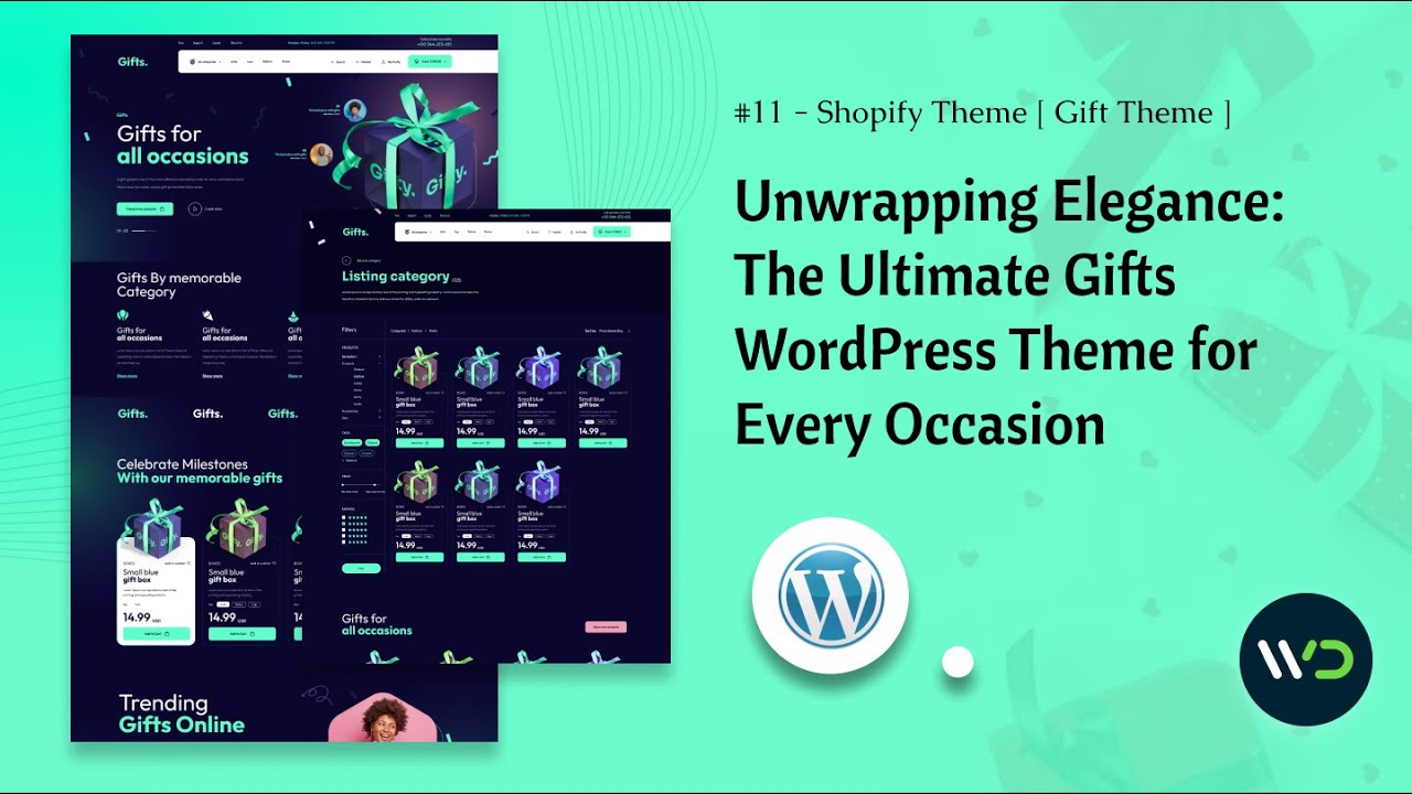 Gifts Wordpress Theme | Unleash Your Creativity - YouTube