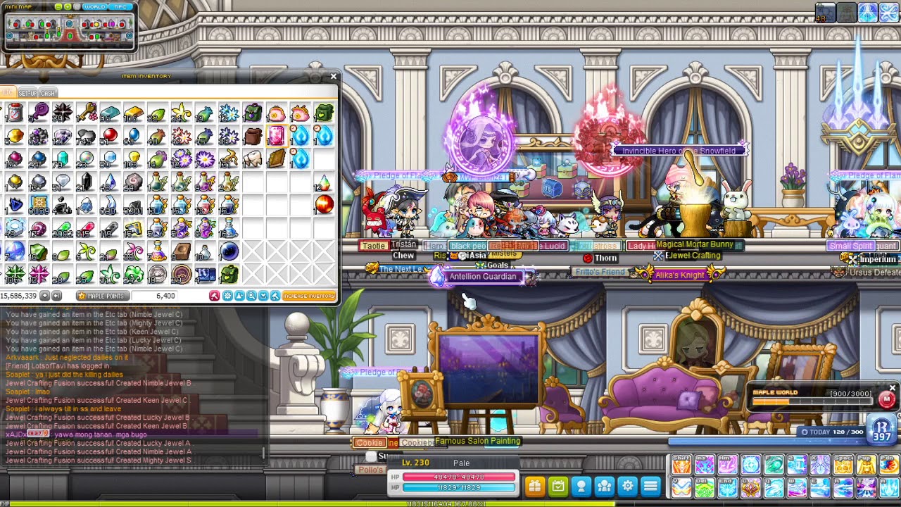 [MapleStory] Getting LUCKY making Master SS Ring - YouTube