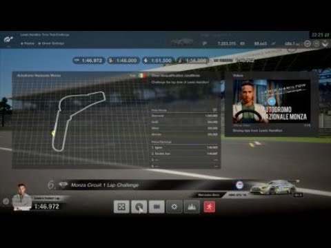 Gran Turismo™SPORT Lewis Hamilton Challenge - Monza - YouTube