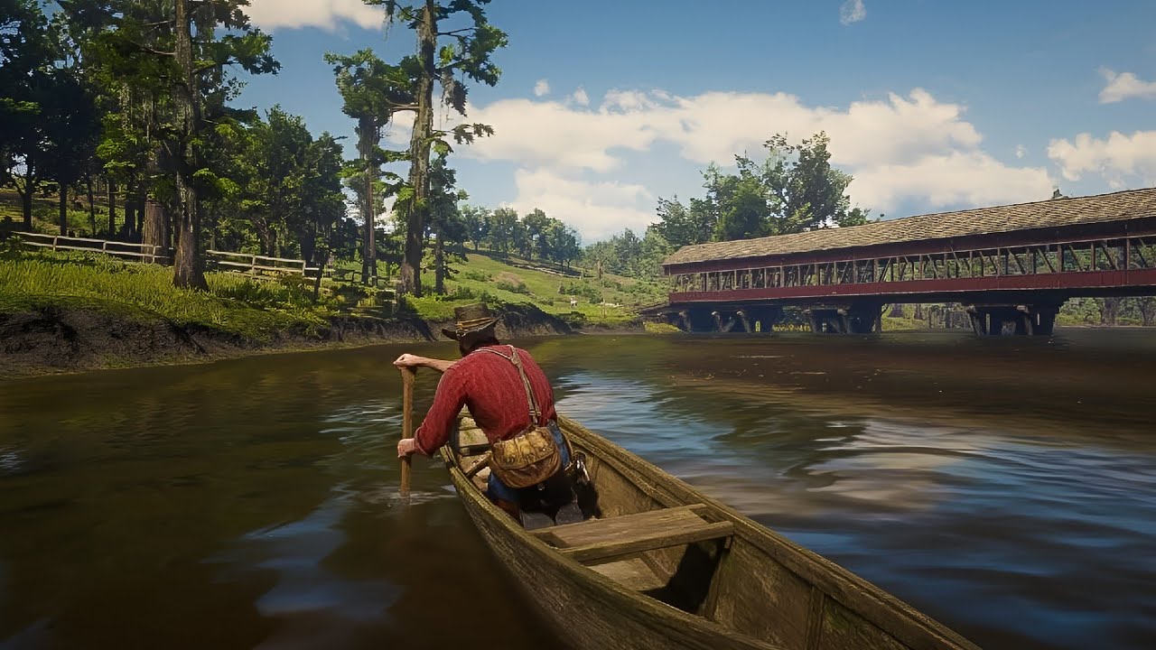 4k Exploring The River - Red Dead Redemption 2 Gameplay 4K - YouTube