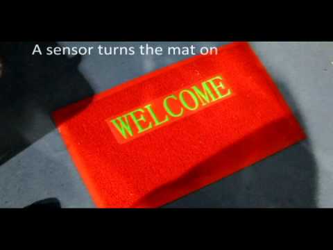 EL Flashing Door Mat, LED Door Mat, LED Massage Floor Mat, Magic LED ...