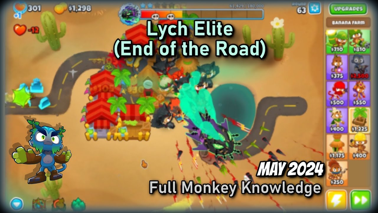 BTD6 Lych Elite - End of the Road - May 2024 - Wild West Inspired - YouTube