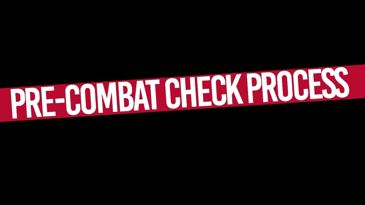 PRE-COMBAT CHECK PROCESS (Firearm Training Preparation) | Rooftop ...