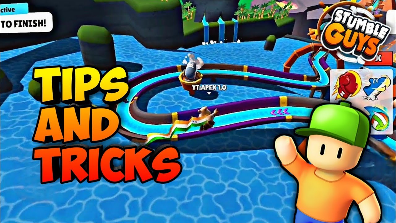 💥 BEST ★TIPS AND TRICKS★ FOR ★SUPER WATERPARK★ | STUMBLE GUYS 0.57 ...