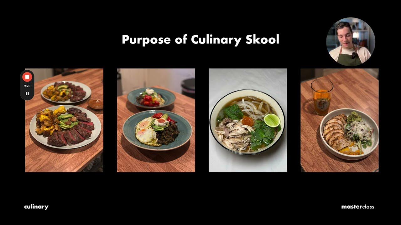 Welcome to Culinary School Presentation! 🍳 - YouTube