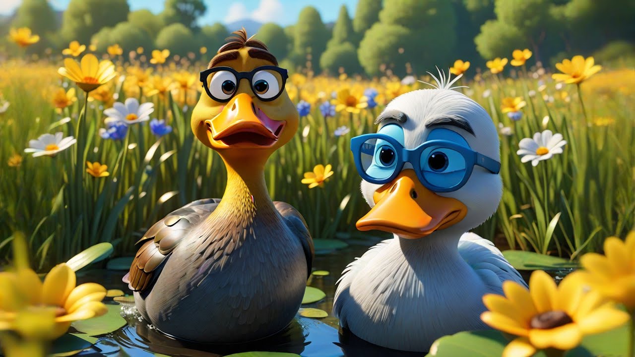 Six Laughing Ducks Go Quack Quack Quack | Fun Animal Song for Kids ...