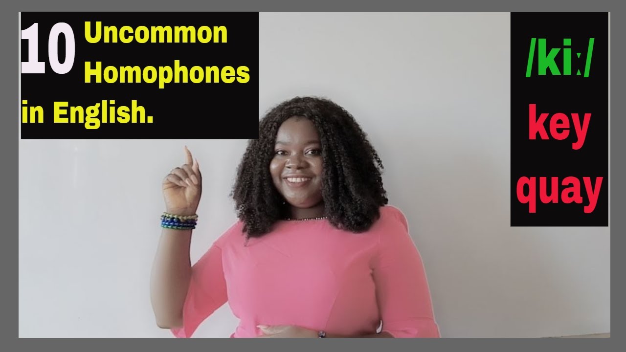 10 uncommon homophones in English - YouTube