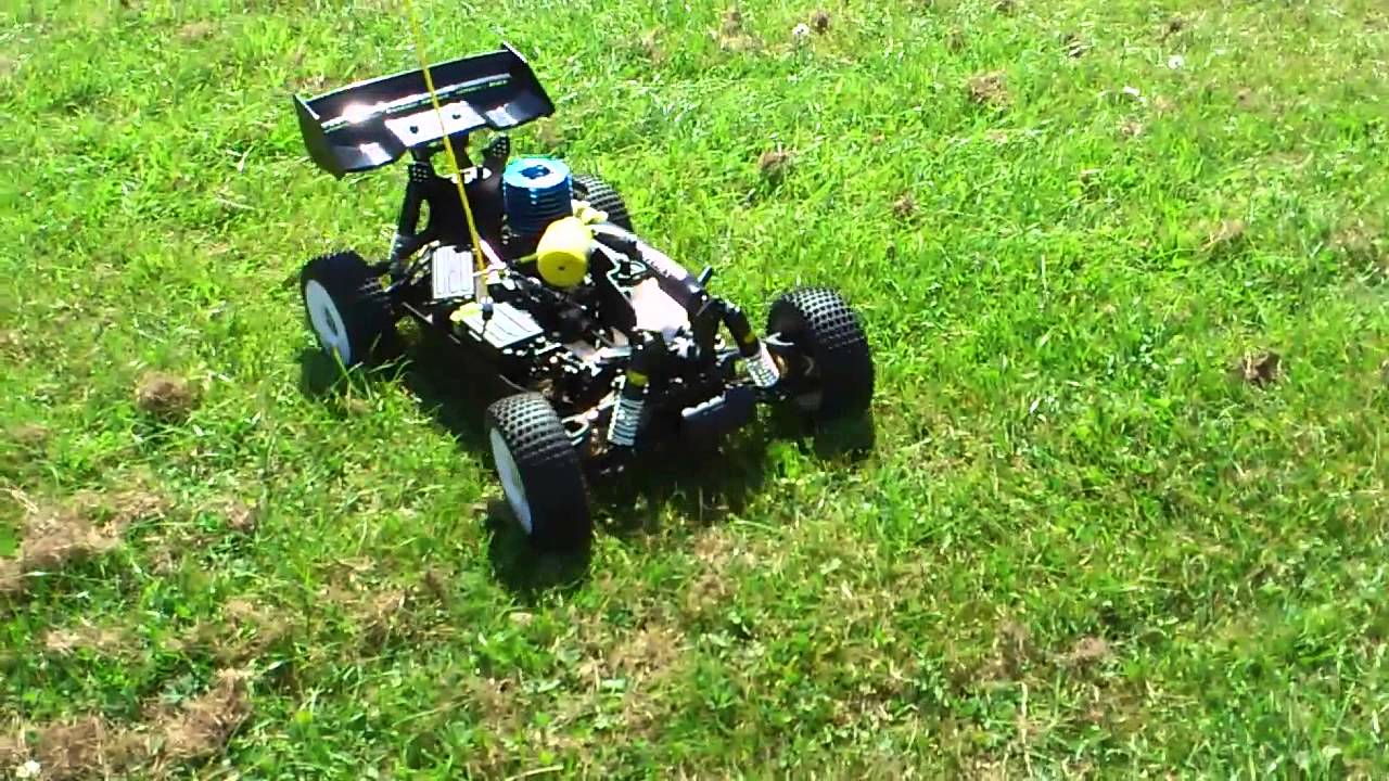 Xtm xt2 terminator nitro RC buggy bashing - YouTube