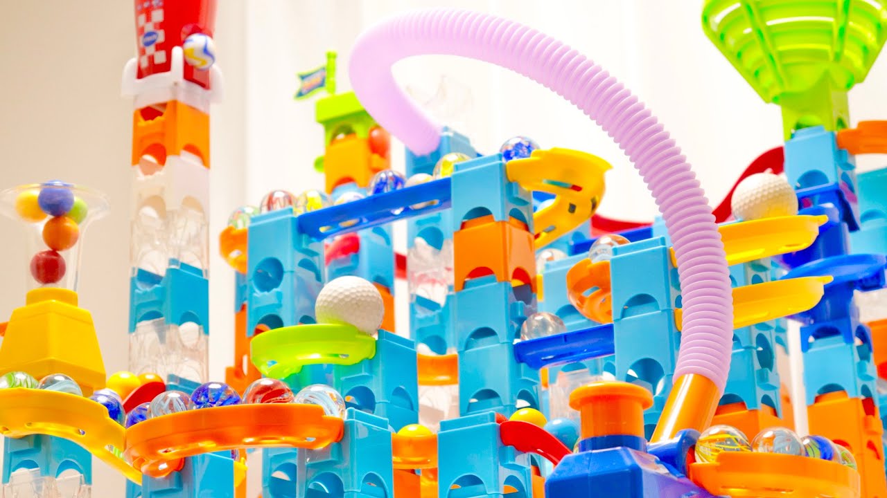 Marble Run ☆ What's launched is not a rocket but a marble? Return ...