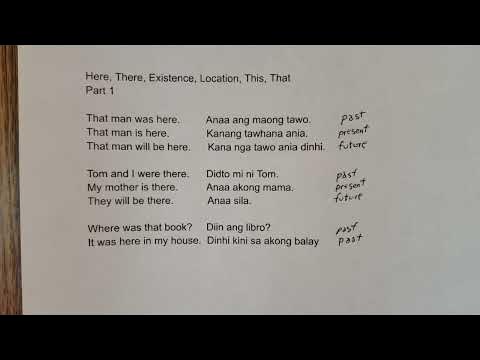Learn Bisaya Cebuano #59: Location and Existence part 1 - YouTube
