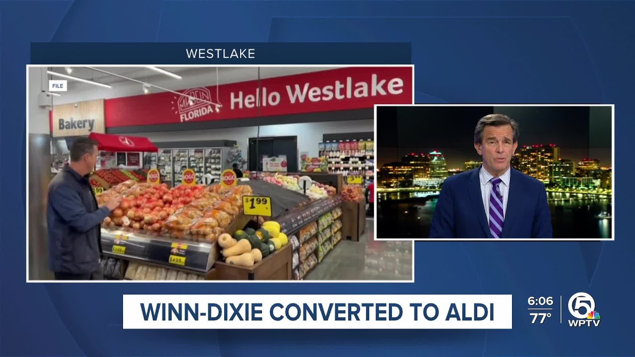 These Winn-Dixie locations will become Aldi stores - YouTube