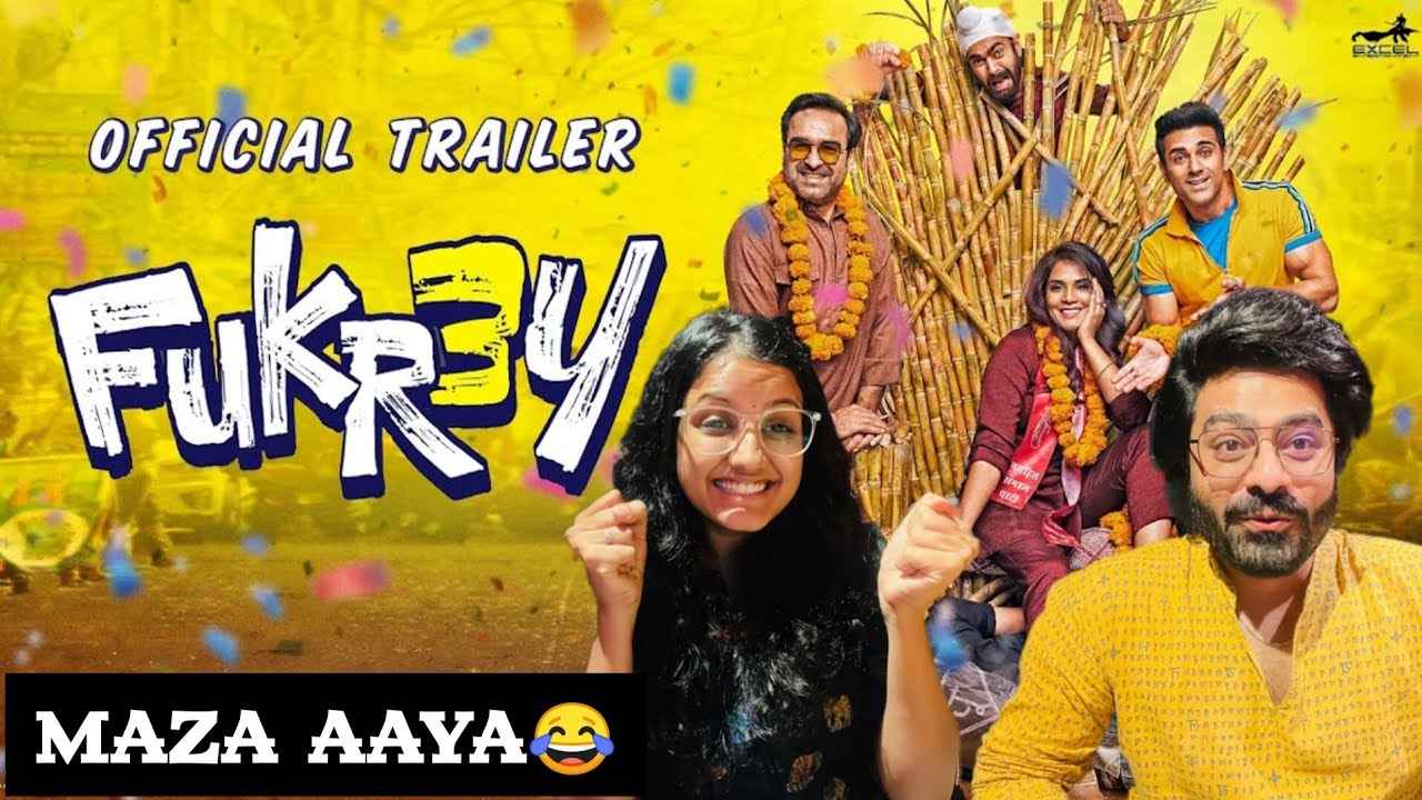 Fukrey 3| Official Trailer| Pulkit S| Varun S| Manjot S| Richa C| Pankaj T | RISHI MUNI - YouTube