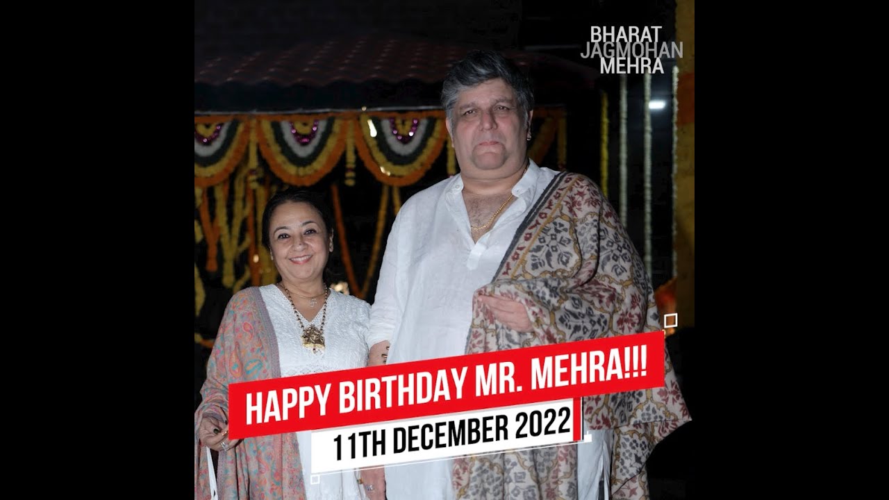 Celebrating Shree Bharat J Mehra: Birthday Special - YouTube