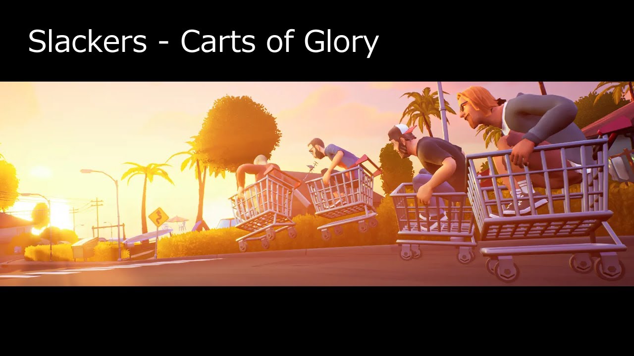 【Slackers - Carts of Glory】カートで走る？滑走する？？どう見てもバカゲー - YouTube