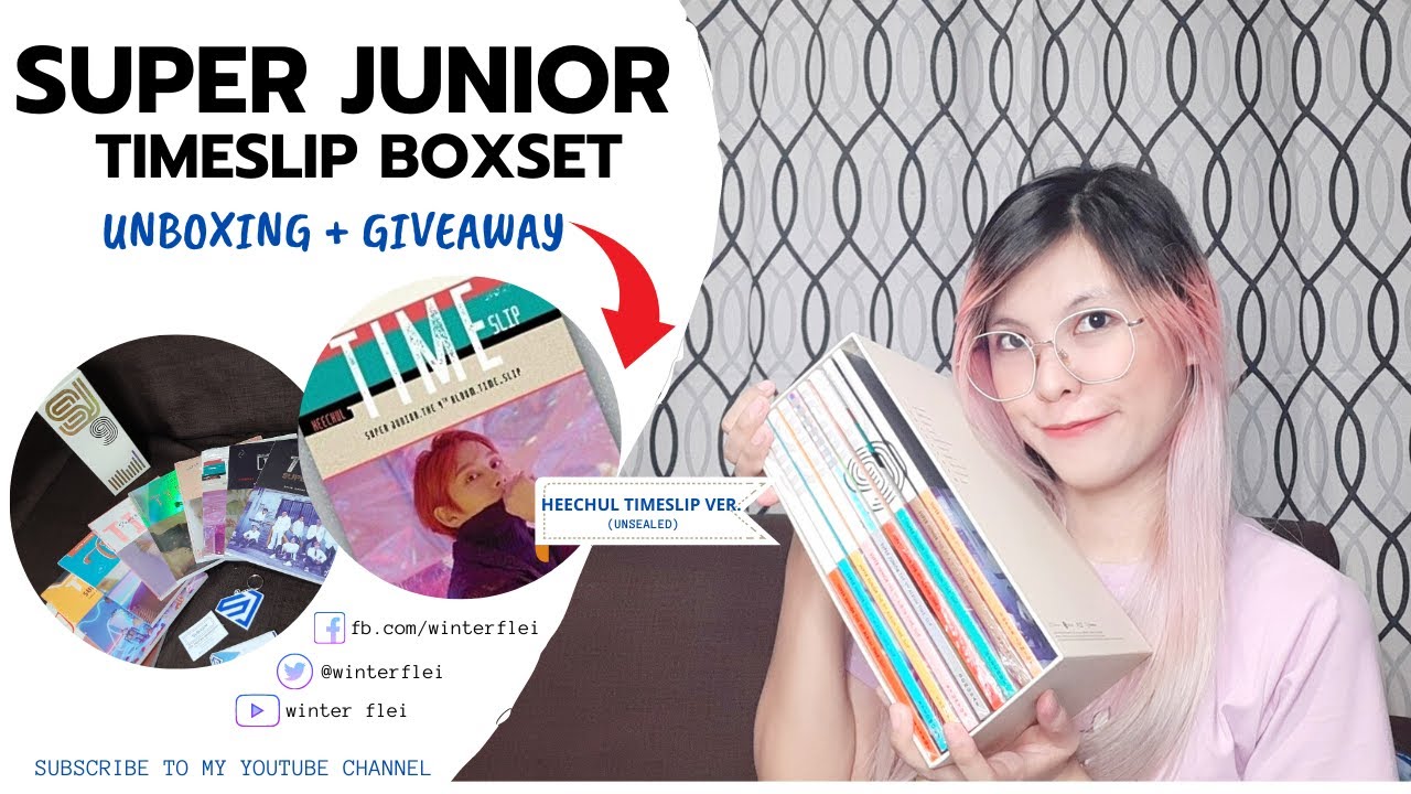 Super Junior Time Slip Boxset (Unboxing + Giveaway) | Winter Flei - YouTube