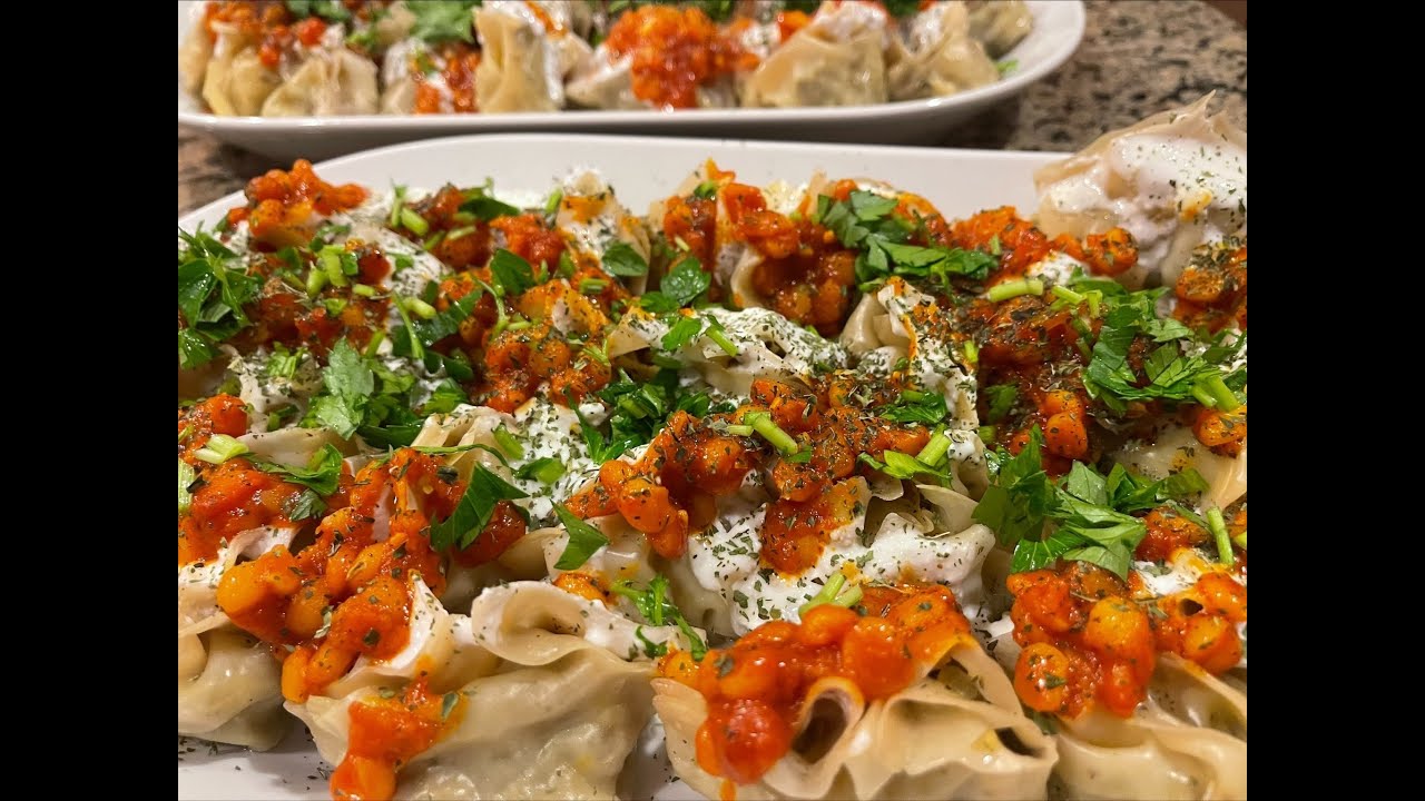 Mantu Recipe Afghani - YouTube