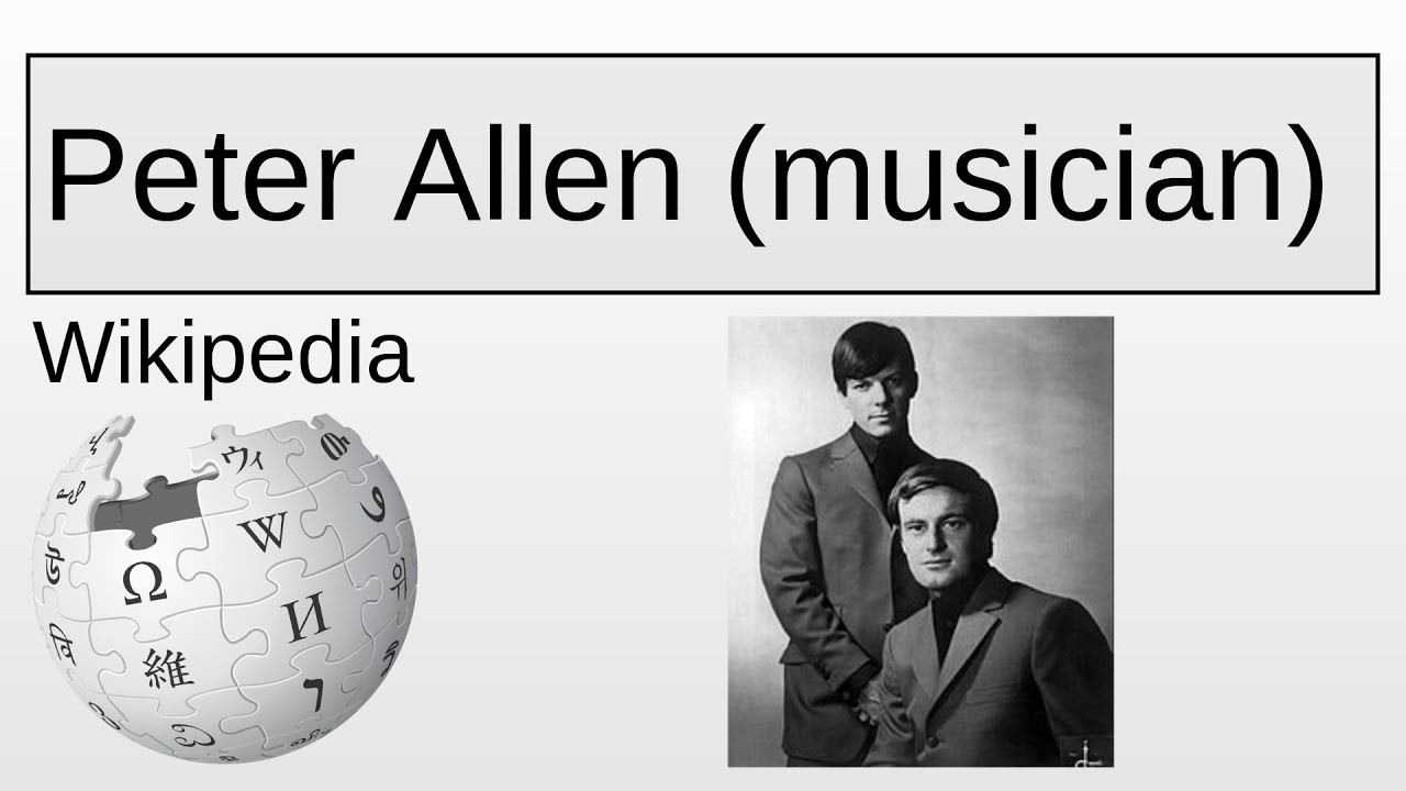 Peter Allen (musician) | Wikipedia - YouTube