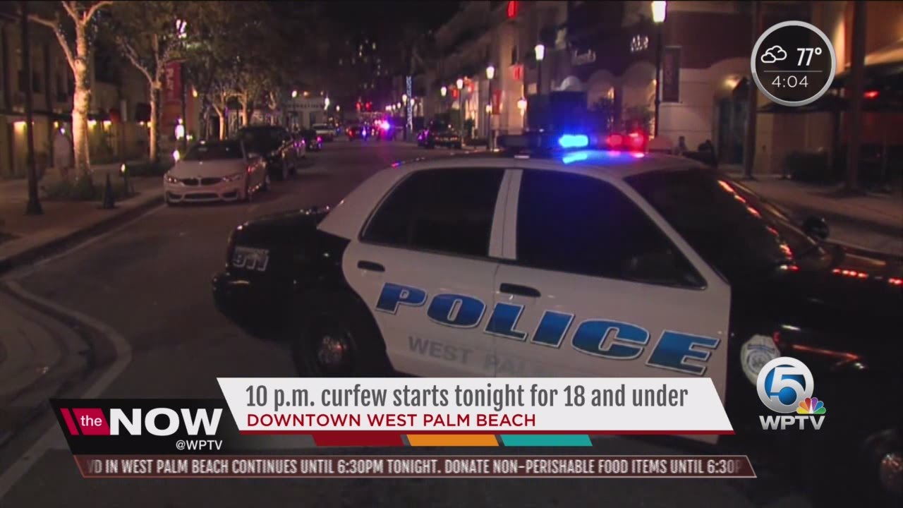10 p.m. curfew tonight for 18 and under - YouTube