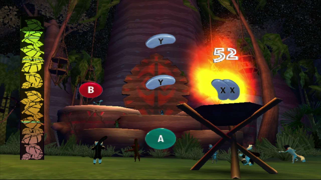 Madagascar - Mini-Game - Lemur Rave - A Go Go - YouTube