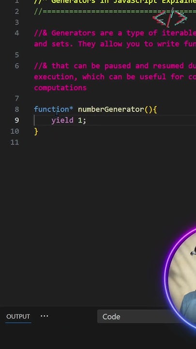 ⚡ Master JavaScript Generators | JavaScript Interview Question 🚀 #codewithkg #coding #javascript ...
