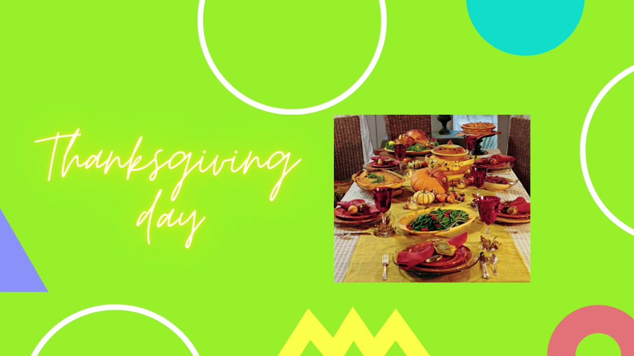 THANKSGIVING DAY - DIA DE AÇÃO DE GRAÇAS | English Activity - YouTube