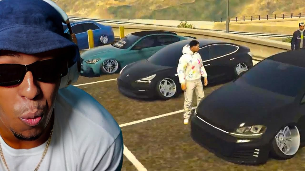 Taywavy Brings His Stance Cars To GTA! - YouTube