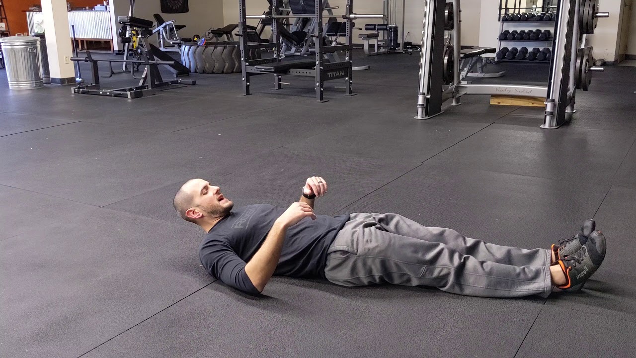 Straight Leg Crunch - YouTube