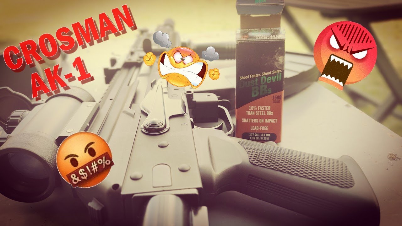 Dust Devil Bb's - Crosman AK-1 - YouTube